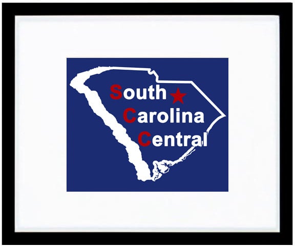 South Carolina Central Railroad Logo (Framed, 11 x 14 Inch) | Railroad ...